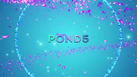 Spring logo reveal with petals in a sky ~ After Effects #86080352