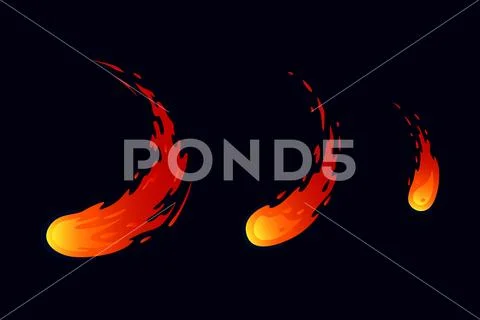 Sprite sheet fire sword attack, fire red strike: Graphic #235715177