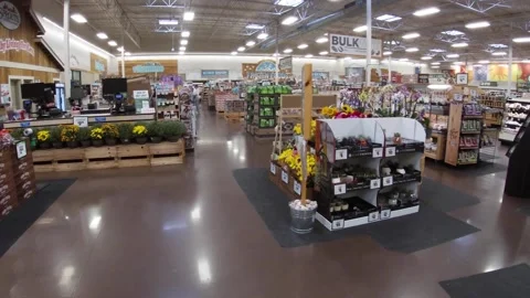 Sprouts grocery store interior front of ... | Stock Video | Pond5