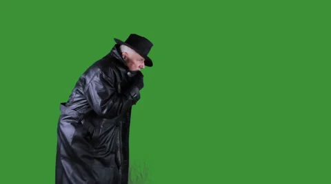 Spy, green screen | Stock Video | Pond5