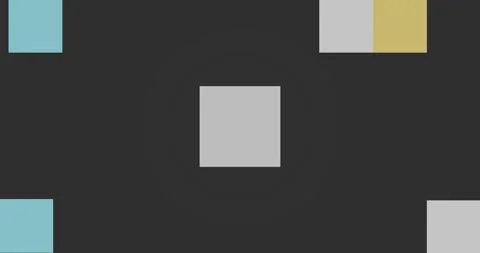 Square Animation - Black Background | Stock Video | Pond5