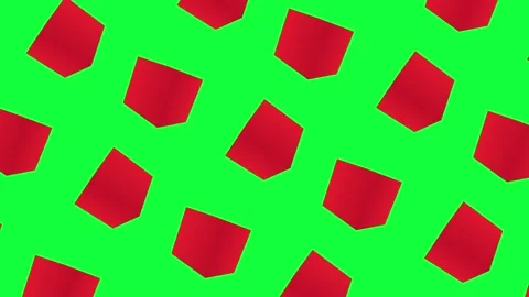 square bricks particle with green screen... | Stock Video | Pond5