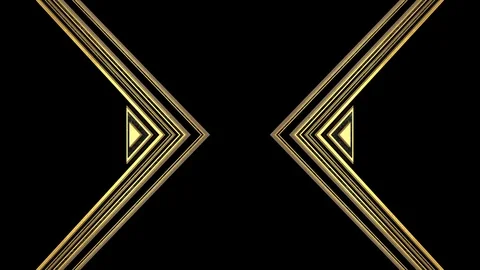 Square Frame Art Deco animation - corner... | Stock Video | Pond5