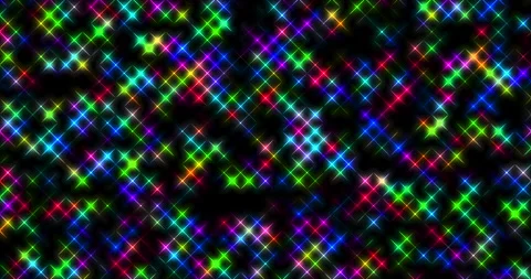 A square grid of multi-colored neon line... | Stock Video | Pond5