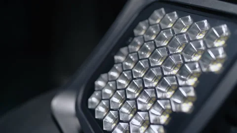 Square light emitted diode projector wit... | Stock Video | Pond5