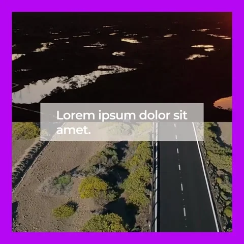 Square Media Translucid Text Box 41 Slideshow AEP ~ After Effects ...