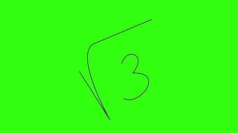 The square root of number animation. | Stock Video | Pond5