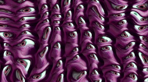 squid brain jello eyes fast morph | Stock Video | Pond5