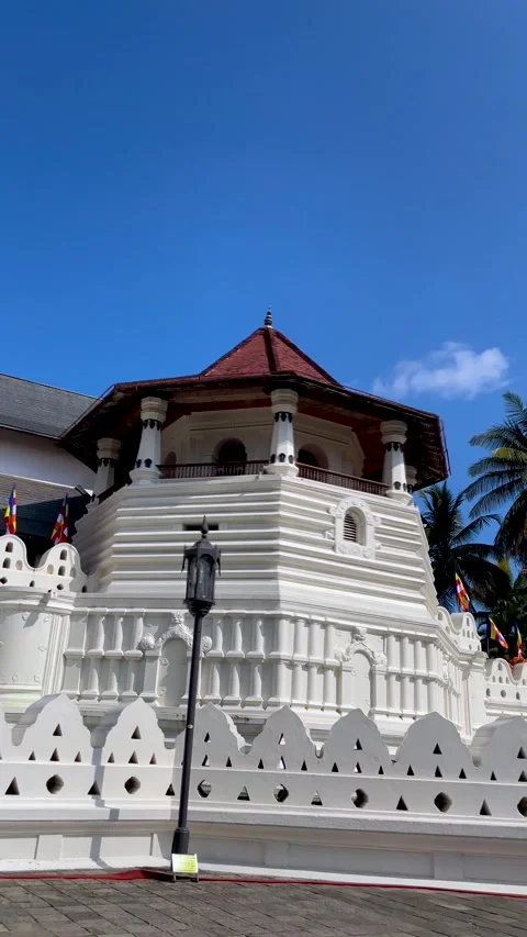 Sri Dalada Maligawa or the Temple of the... | Stock Video | Pond5
