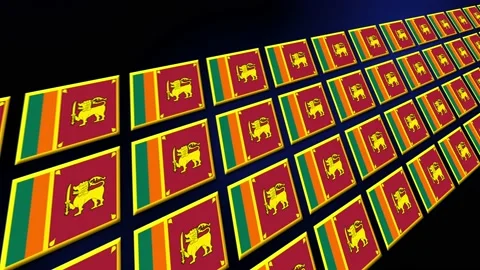 Sri Lanka Flag Animated Background 3d An... | Stock Video | Pond5