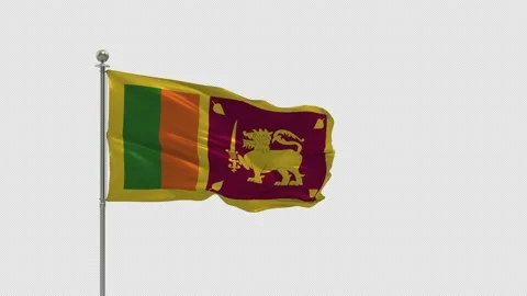 Sri Lanka Flag Pole Looping Animation I... | Stock Video | Pond5