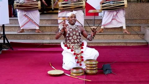 Sri Lankan Kandiyan Traditional Raban Da... | Stock Video | Pond5