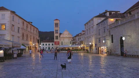 St Stephen's Cathedral in the Town Squar... | Stock Video | Pond5