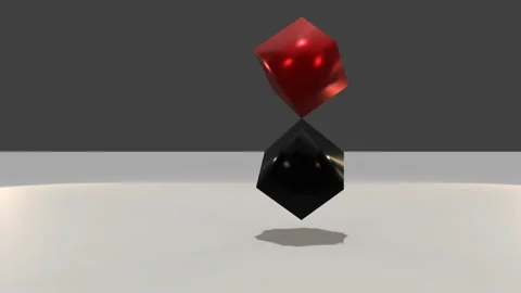 Stacked boxes 3DCG cube animation motion... | Stock Video | Pond5