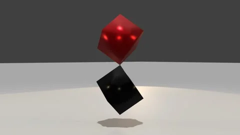 Stacked boxes 3DCG cube animation motion... | Stock Video | Pond5