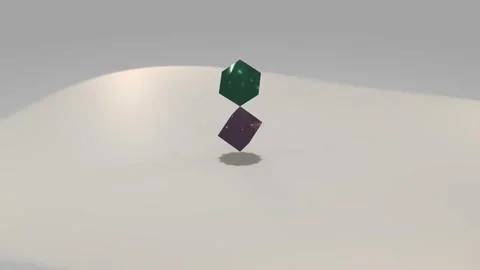Stacked boxes 3DCG cube animation motion... | Stock Video | Pond5