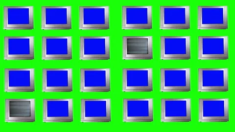 Crt Tv Green Screen Stock Video Footage | Royalty Free Crt Tv Green ...