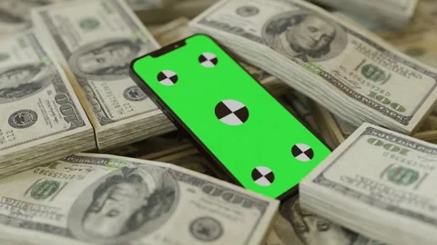 Green Screen Money Stacks Stock Video Footage | Royalty Free Green ...