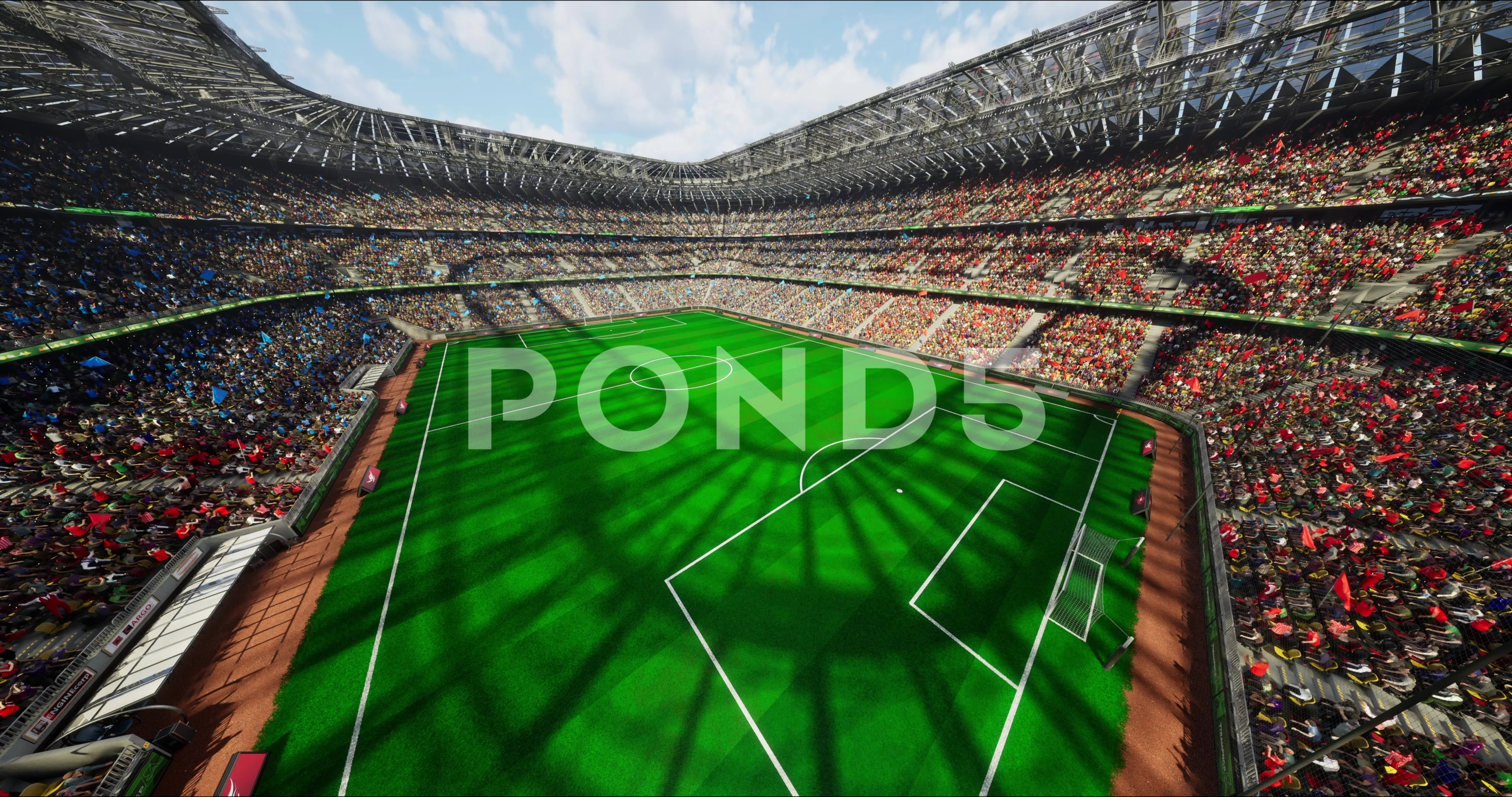 Football Stadium Crowd Wallpaper