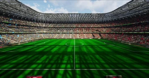 Stadium Arena. animated crowd fans, Dyna... | Stock Video | Pond5