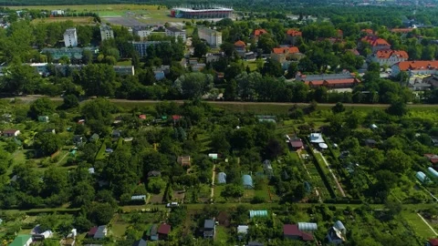 Stadium Zaglebie Beautiful Panorama Lubi... | Stock Video | Pond5