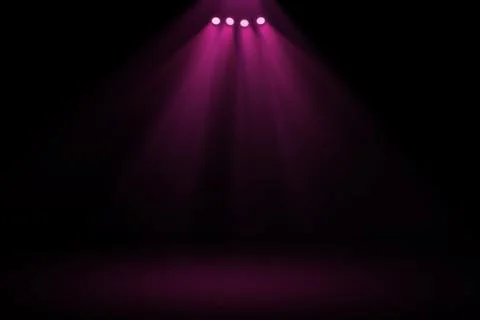 Pink Stage Lights Background