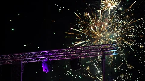 Stage Fireworks Stock Video Footage | Royalty Free Stage Fireworks ...
