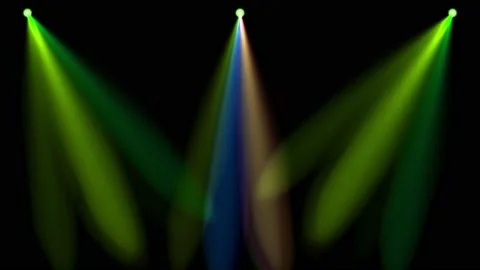 Stage lighting CG light animation motion... | Stock Video | Pond5