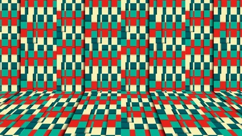 Stage Patterns Retro Motion Background | Stock Video | Pond5