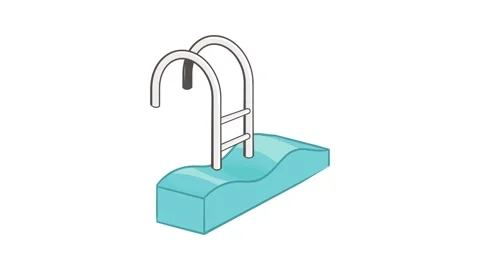 Pool Safety Icon Stock Video Footage | Royalty Free Pool Safety Icon ...