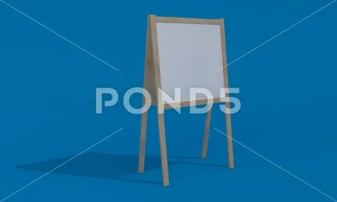 A Stand Empty Outdoor Advertising sign board Mockup Design: Royalty ...