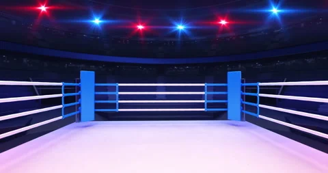 Boxing Ring Stadium Stock Footage ~ Royalty Free Stock Videos | Pond5