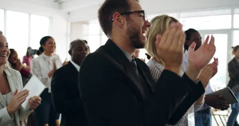 Audience Standing Ovation Stock Video Footage | Royalty Free Audience ...