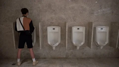 Peeing Urinal Stock Videos – Royalty-Free HD & 4K Videos
