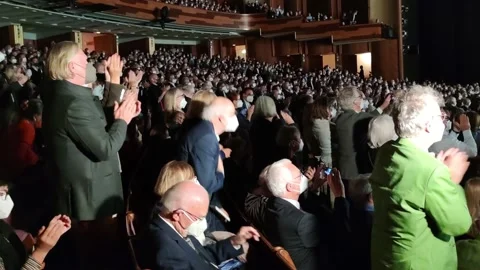 Audience Standing Ovation Stock Video Footage | Royalty Free Audience ...