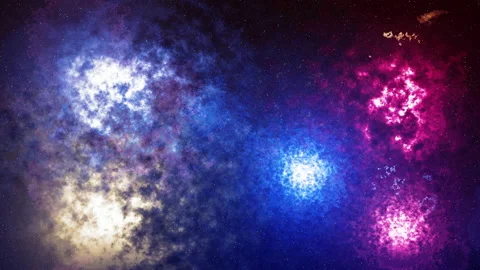 Star and Nebula Storm | Stock Video | Pond5