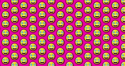 star eye emoji. Star eyes emoji loopable... | Stock Video | Pond5