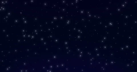 Star falls on the background of white st... | Stock Video | Pond5