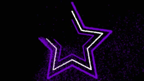 Star Particle Brush Stroke Shape Motion ... | Stock Video | Pond5