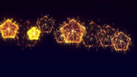 star particle fire works effect animatio... | Stock Video | Pond5