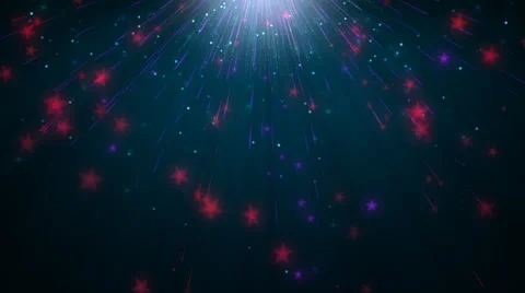 Star Particles and Rays Background | Stock Video | Pond5