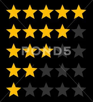 Star rank background. Illustration on bark background ~ Clip Art #144533583