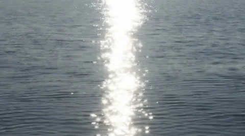 Star Reflections on Moving Water Waves | Stock Video | Pond5