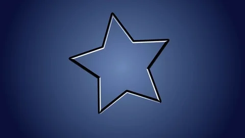 Blue Star Animation Stock Video Footage | Royalty Free Blue Star ...