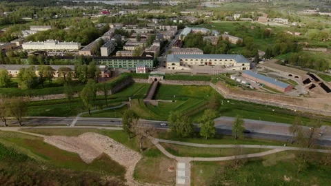 Star Shaped Fort with Moat and Historica... | Stock Video | Pond5