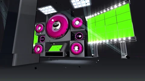 Star Sound System Black Video Wall With ... | Stock Video | Pond5