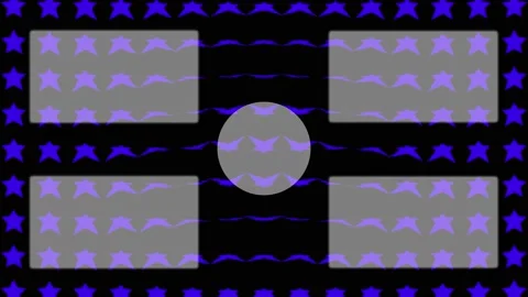 Star wave YouTube end card ending screen... | Stock Video | Pond5