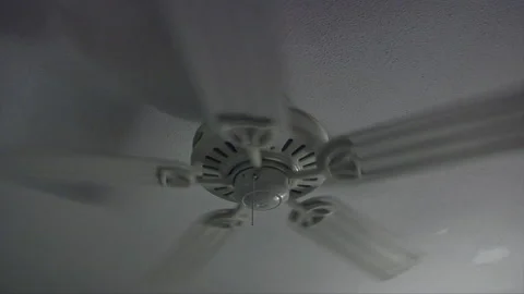 Staring Up At The Ceiling Fan | Stock Video | Pond5