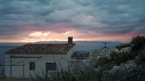 Starlink satellite internet receiver dis... | Stock Video | Pond5