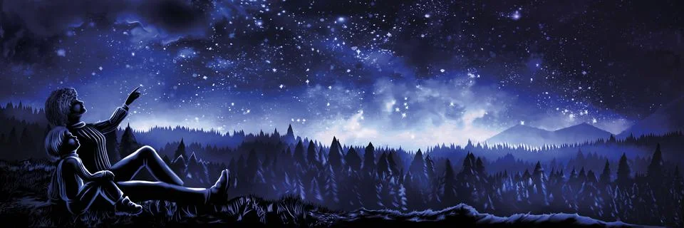 The Starry Night Facebook Cover